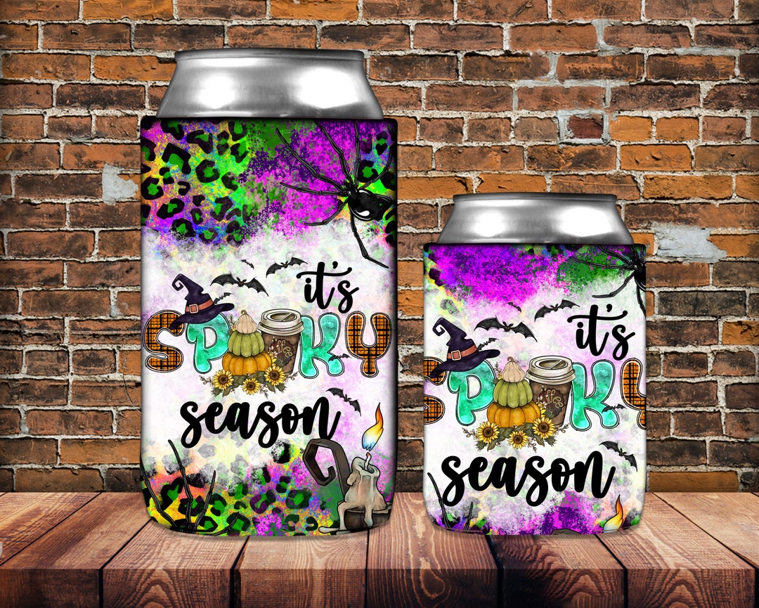 It's Spooky Season Can Cooler PNG Sublimation Design,spooky Can Holder ...