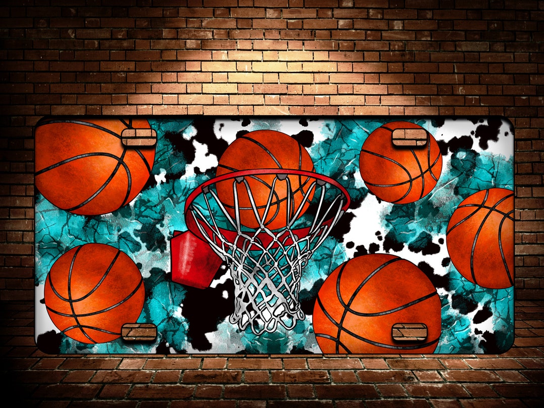 Basketball License Plate Png Sublimation Design,basketball Licence ...