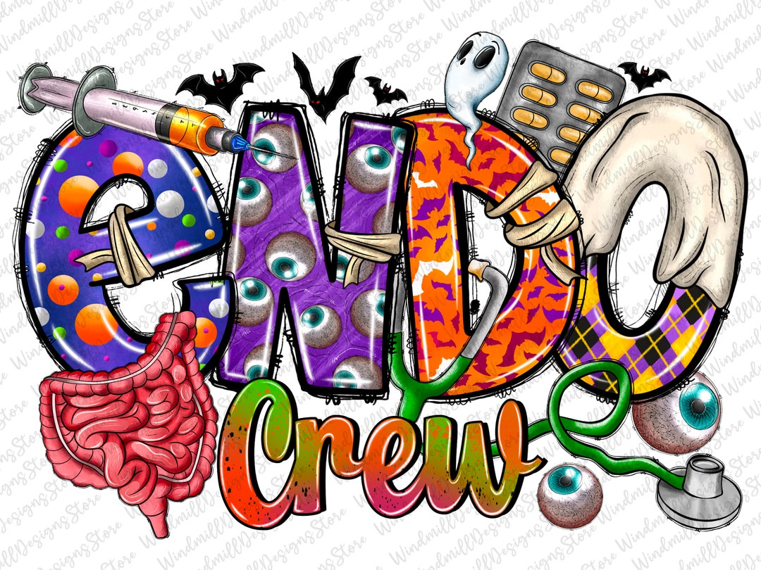 Halloween Endo Crew PNG, Endoscopy Halloween Png, Halloween PNG, Endo ...