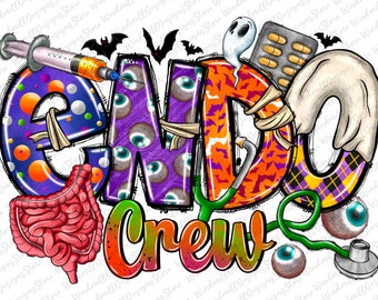 Halloween Endo Crew PNG, Endoscopy Halloween Png, Halloween PNG, Endo ...
