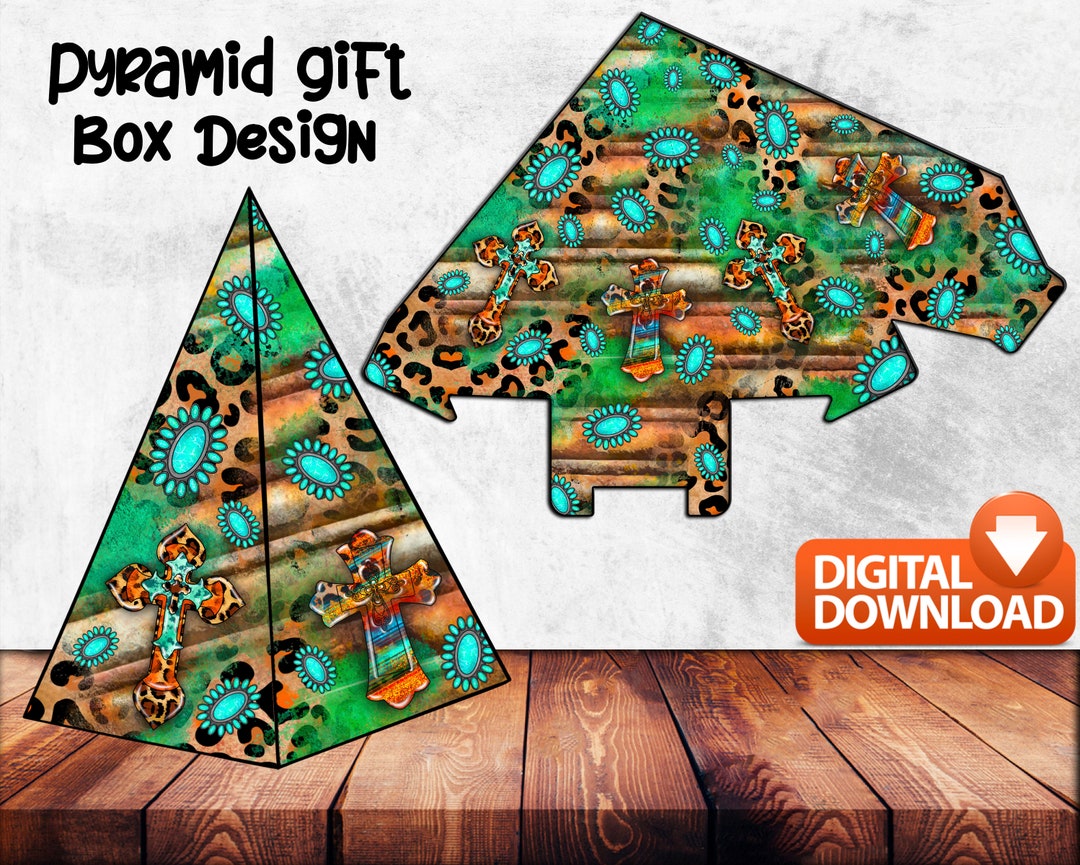 Faith Pyramid Gift Box Templatefaith Favor Box Templatecandy - Etsy