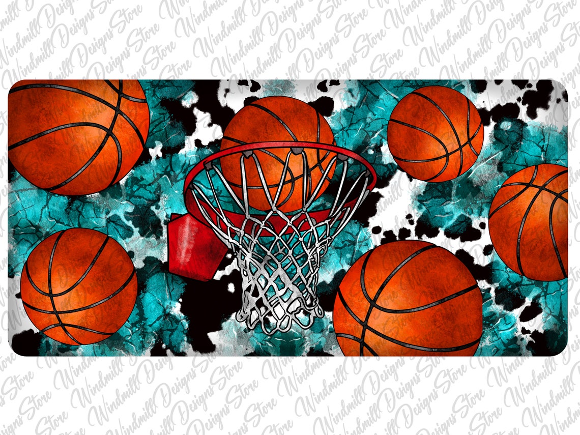 Basketball License Plate Png Sublimation Designbasketball - Etsy