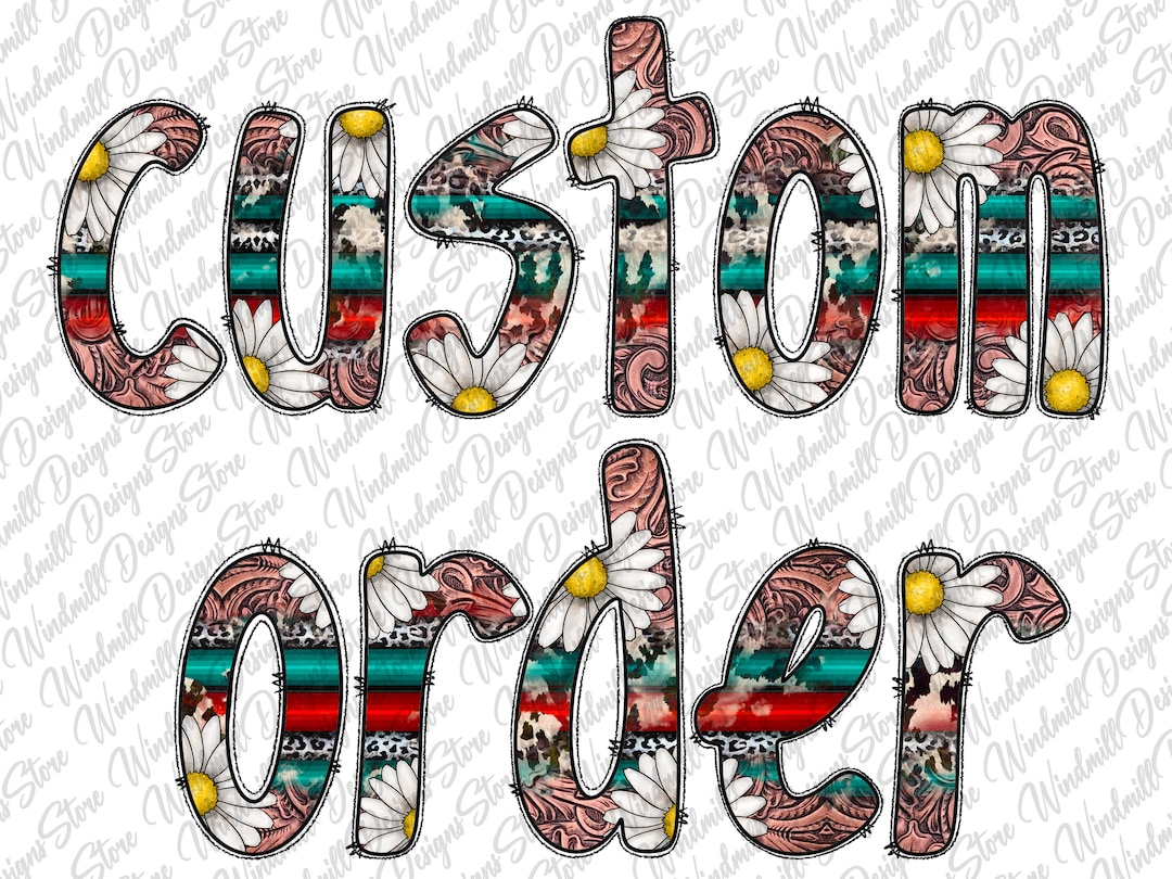 Custom Order Png, Sublimation Design, Sublimation Png, Digital Download ...