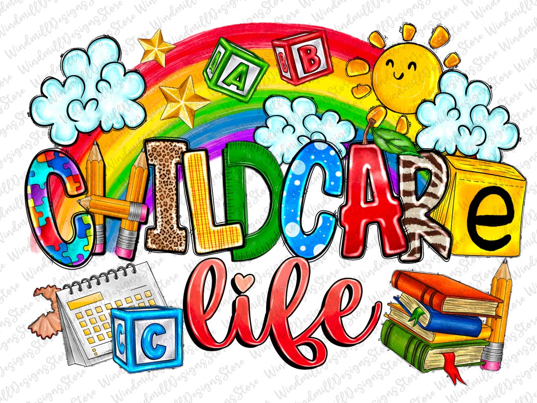 Childcare Life Png Sublimation Design, Childcare Png, Childcare ...
