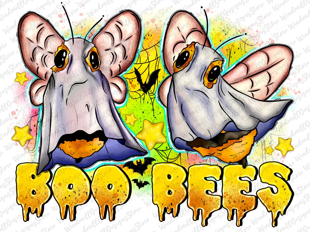 Boo Bees Png, Bee Png, Happy Halloween Png, Boo Png, Spooky Png, Bee ...