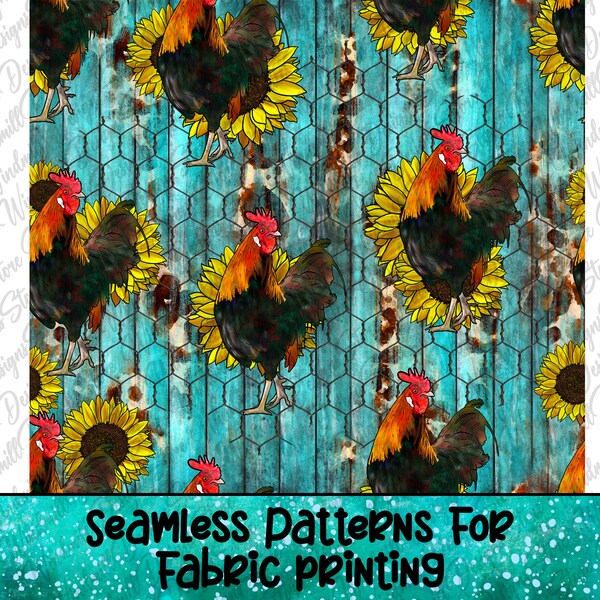 Rooster Pattern - Etsy