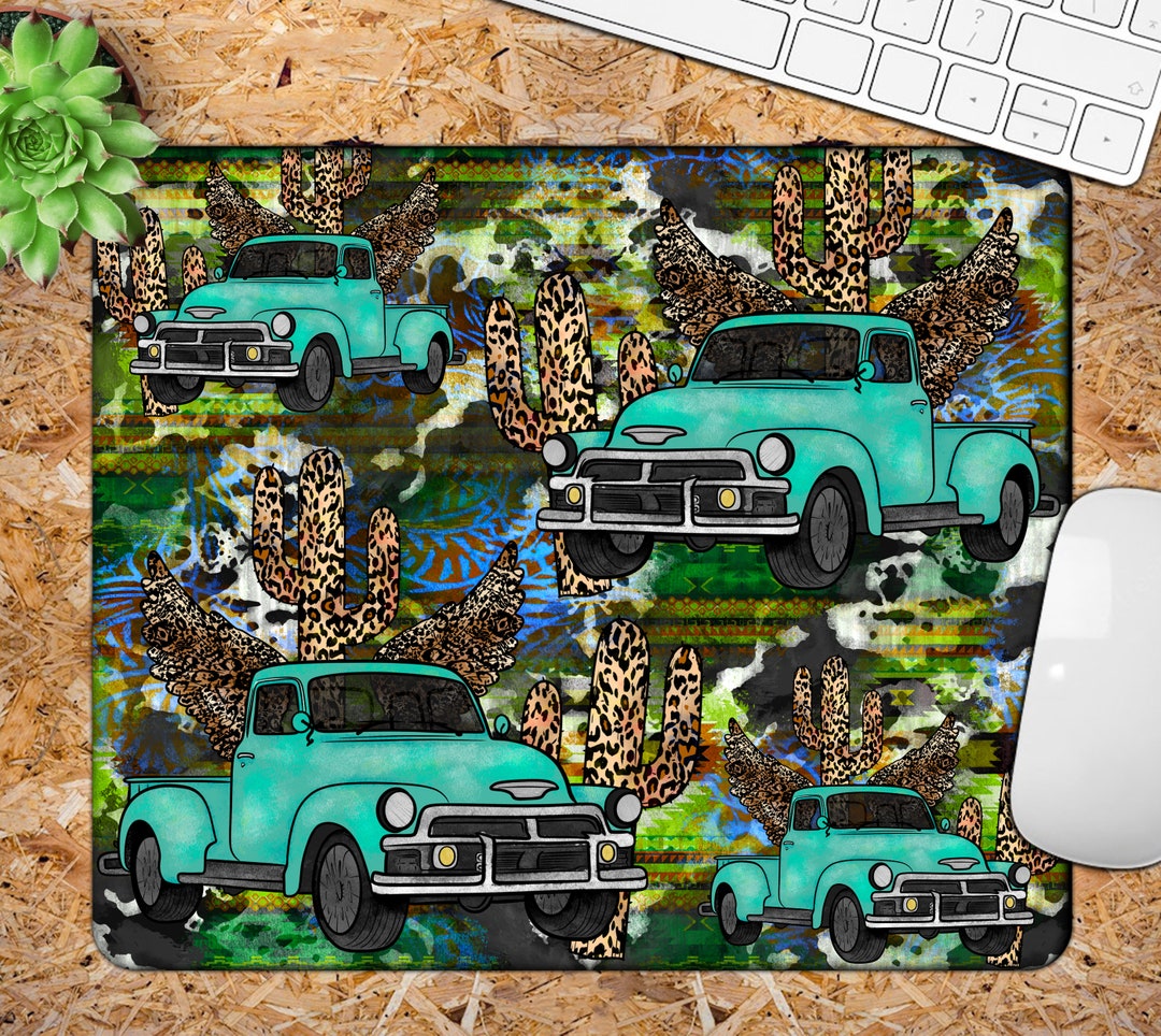 Vintage Truck Mousepad Sublimation Design,western Mouse Pad Png,vintage ...