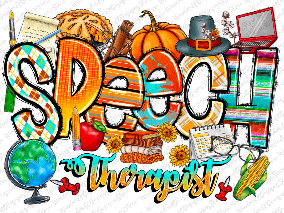 Speech Therapy Png, SLP Fall Png, Speech Therapy Fall Vibes Png ...