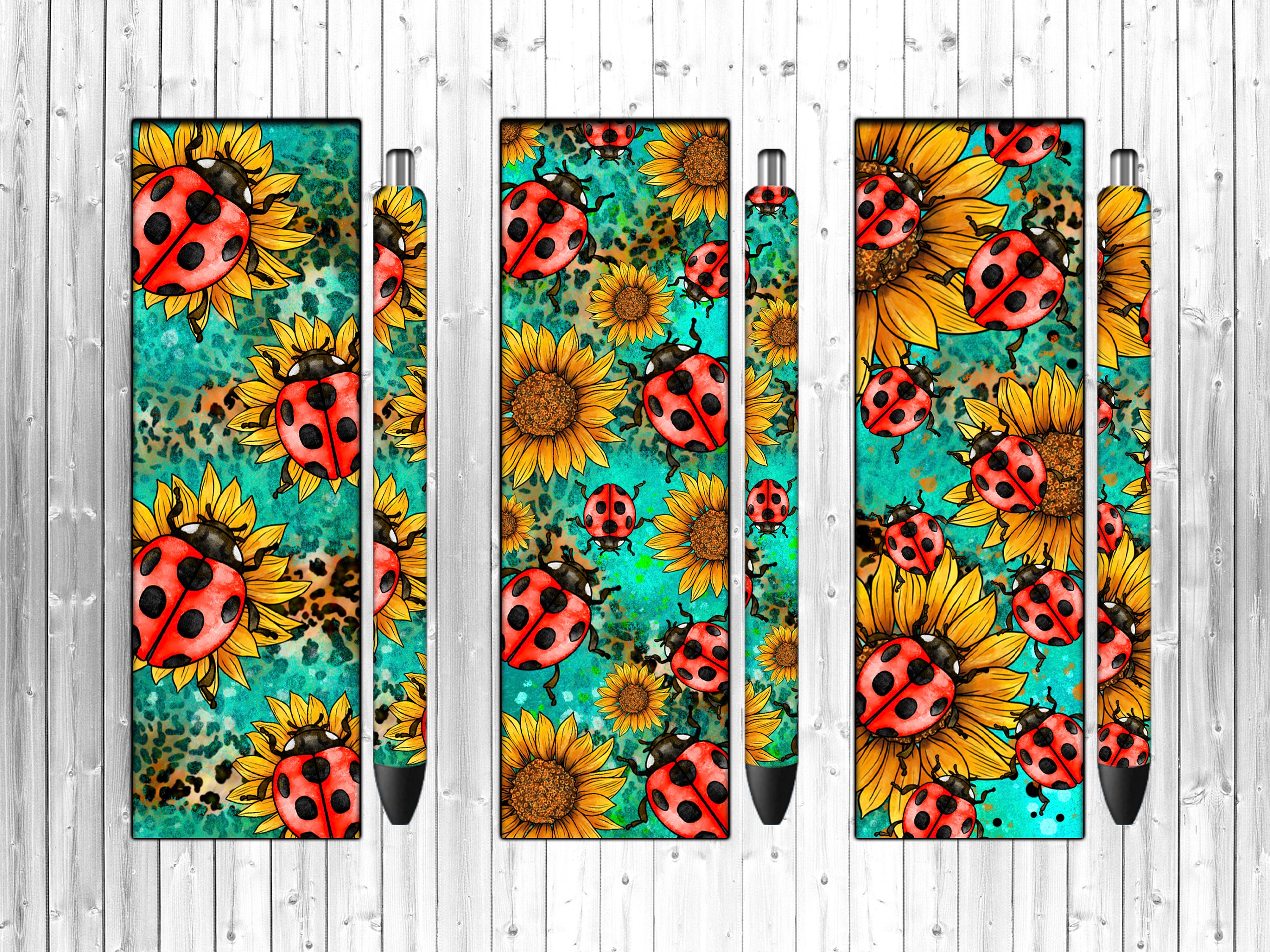 Ladybug Pen Wraps Pngladybug Pen Wrap Pngladybug Pen Wrap - Etsy