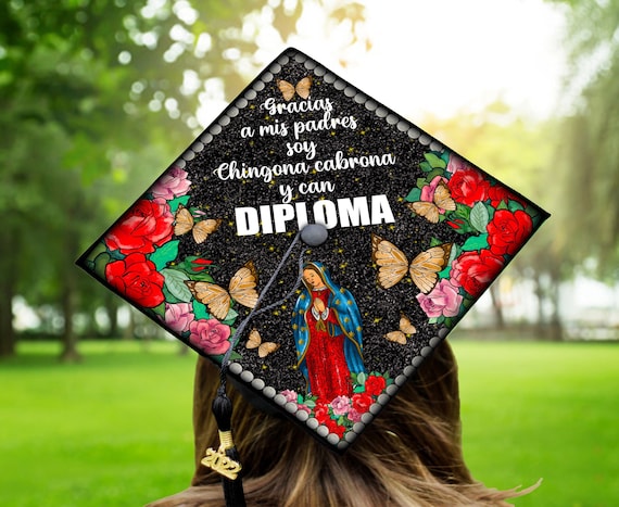 Mexican Senior Graduation Cap Pnggraduation Hat Pngvirgin - Etsy