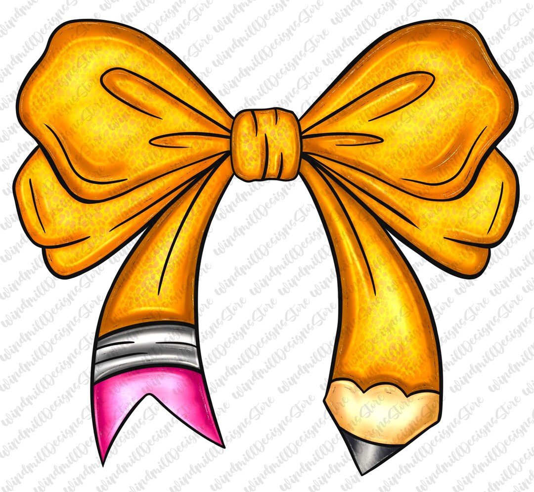 Coquette Teacher Png, Pencil Coquette Bow Png, Teacher Life, Teacher ...