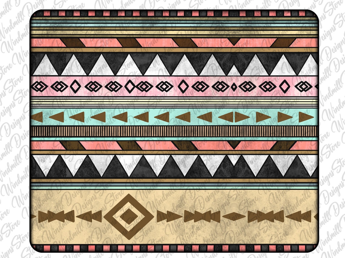 Aztec Mouse Pad Png Sublimation Designaztec Mouse Pad Png | Etsy