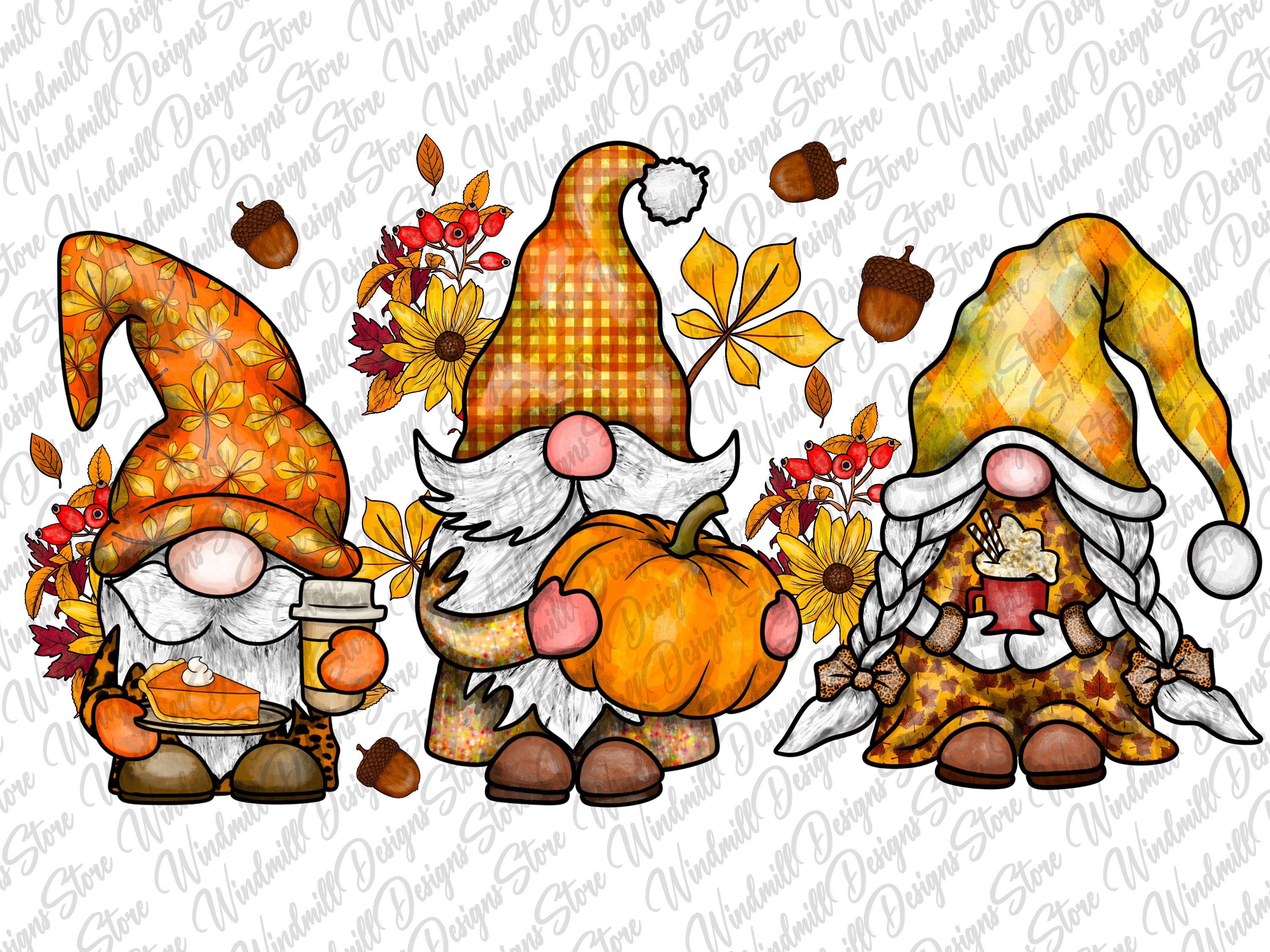 Fall Gnomes Png Sublimation Design Fall Png Autumn Png - Etsy