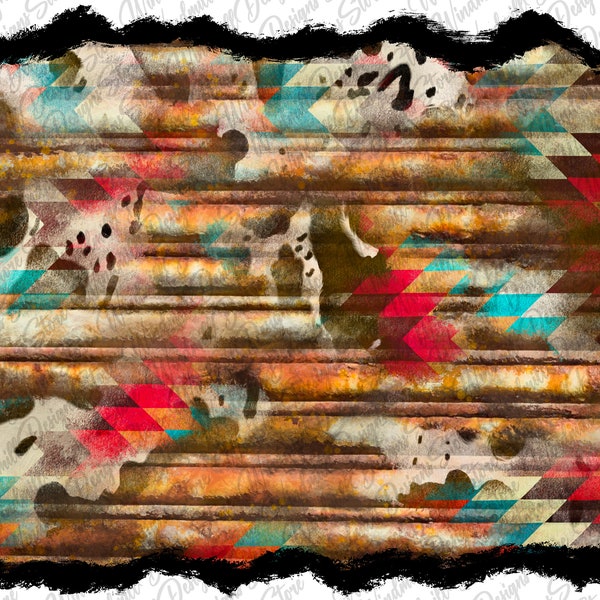 Western Turquoise Background - Etsy