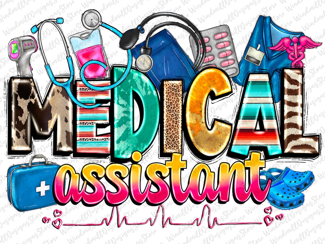 Medical Assistant Png, Stethoscope, Sublimation Design Download, Nurse ...