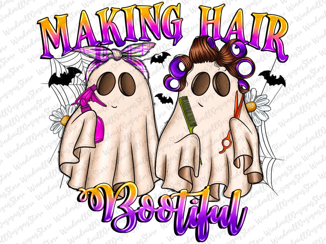Making Hair Bootiful Png, Stay Spooky Hair Png, Trick or Treat ...