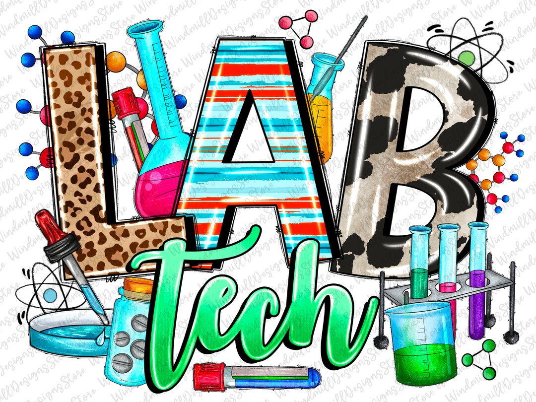 Lab Tech Png Sublimation Design Download, Lab Technician Png ...