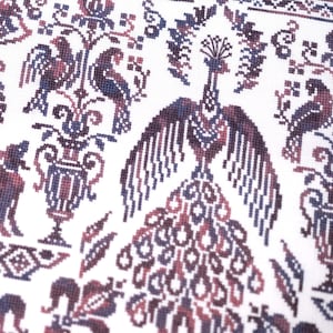 Digital Cross Stitch Pattern “royal Peacocks” Owlforest - Etsy