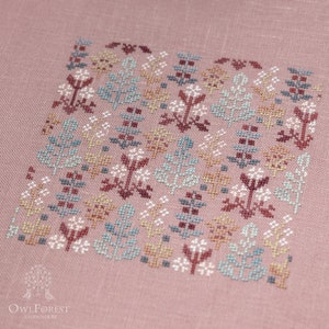 Digital Cross Stitch Pattern “jointless Patterns” Owlforest - Etsy