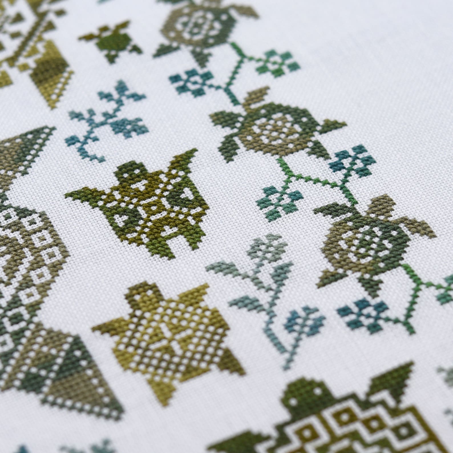 Digital Cross Stitch Pattern “turtle Quaker” Owlforest - Etsy