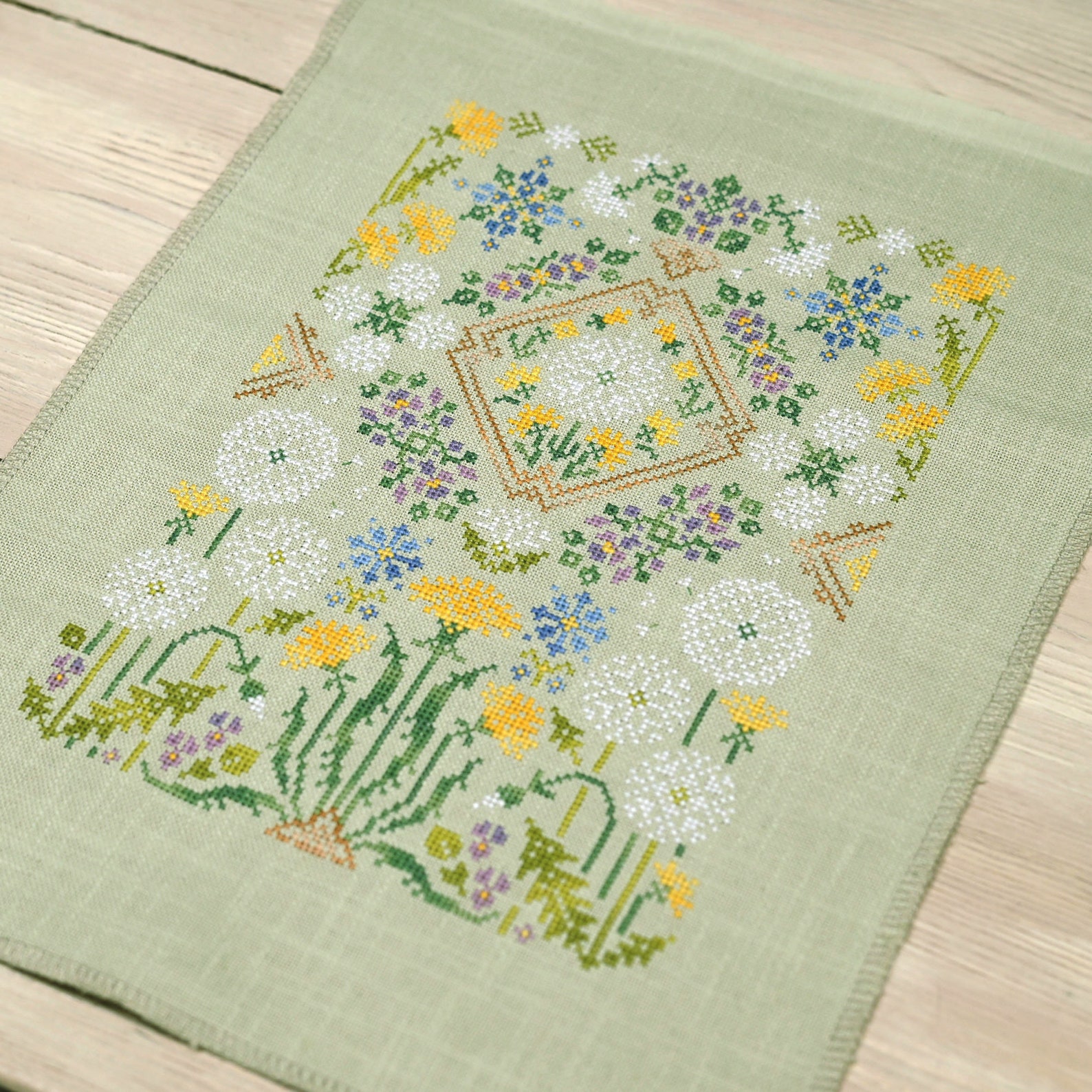 Digital Cross Stitch Pattern “dandelions” Owlforest - Etsy