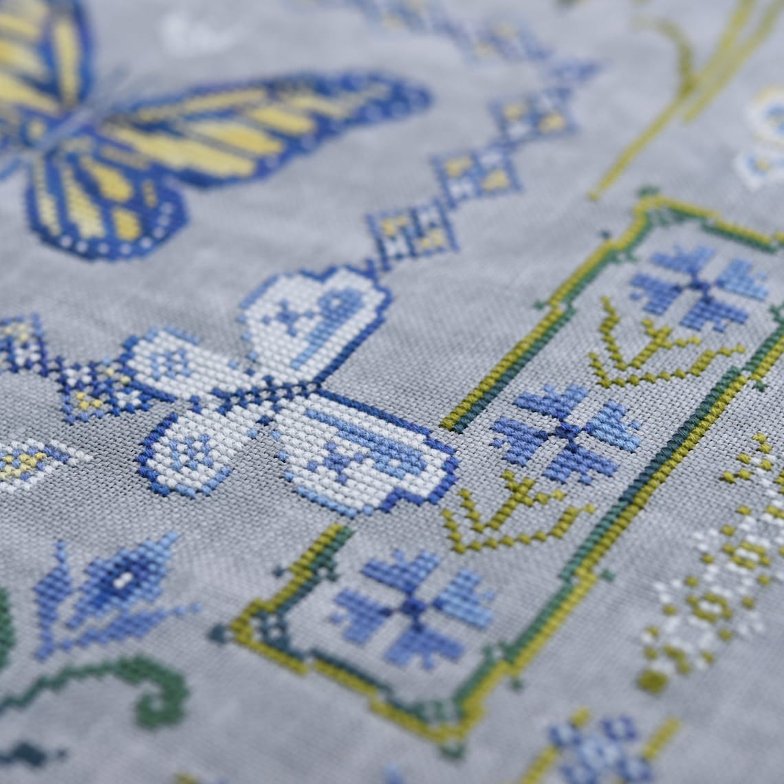 Digital Cross Stitch Pattern misty Butterflies Owlforest - Etsy