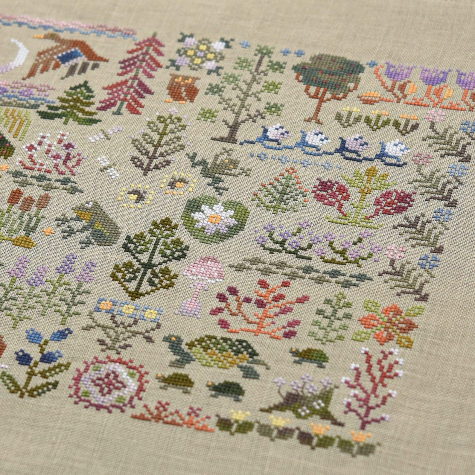 Digital Cross Stitch Pattern “bewitched Swamp” Owlforest - Etsy