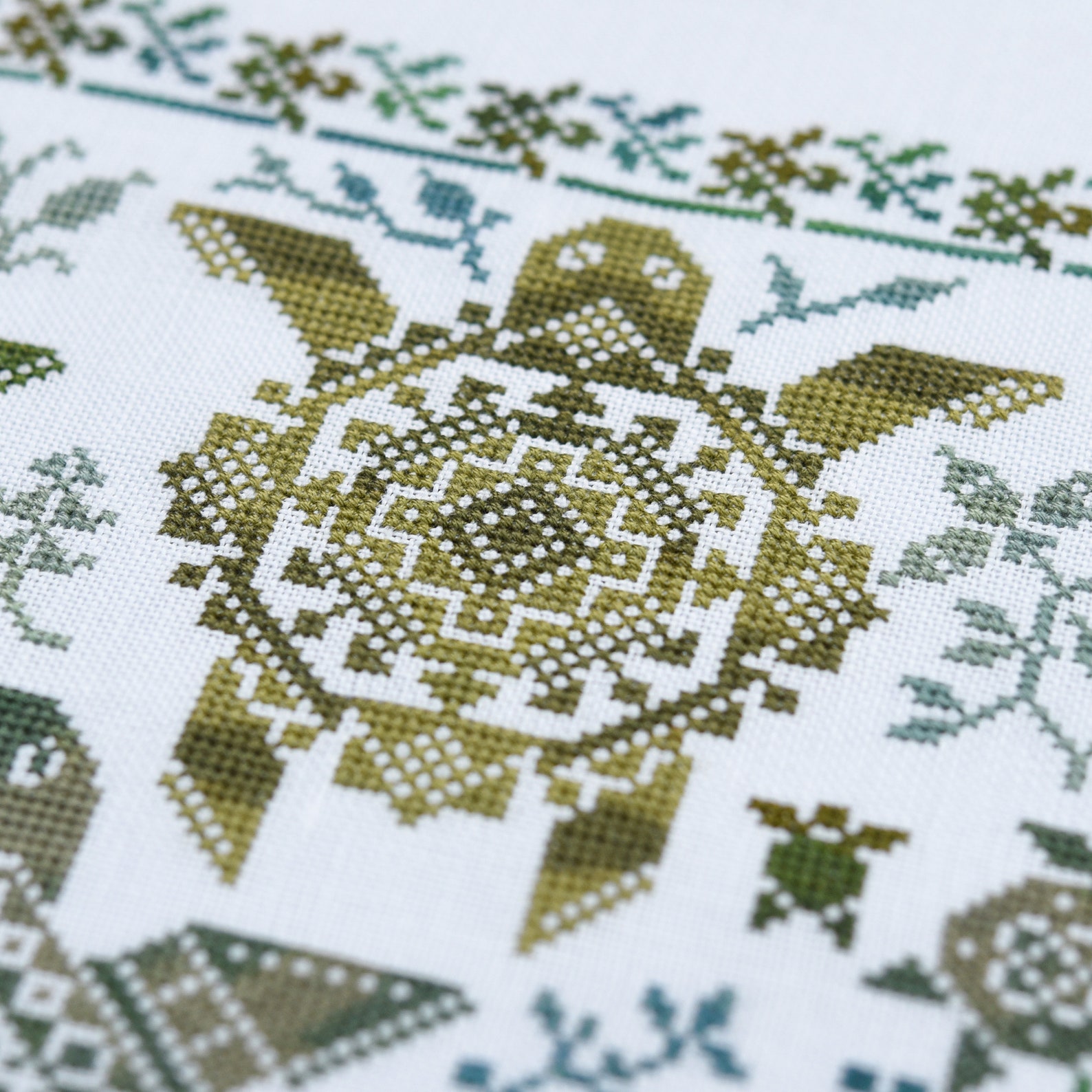 Digital Cross Stitch Pattern “turtle Quaker” Owlforest - Etsy