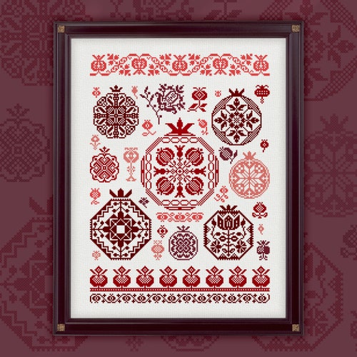 Digital Cross Stitch Pattern turtle Quaker Owlforest - Etsy
