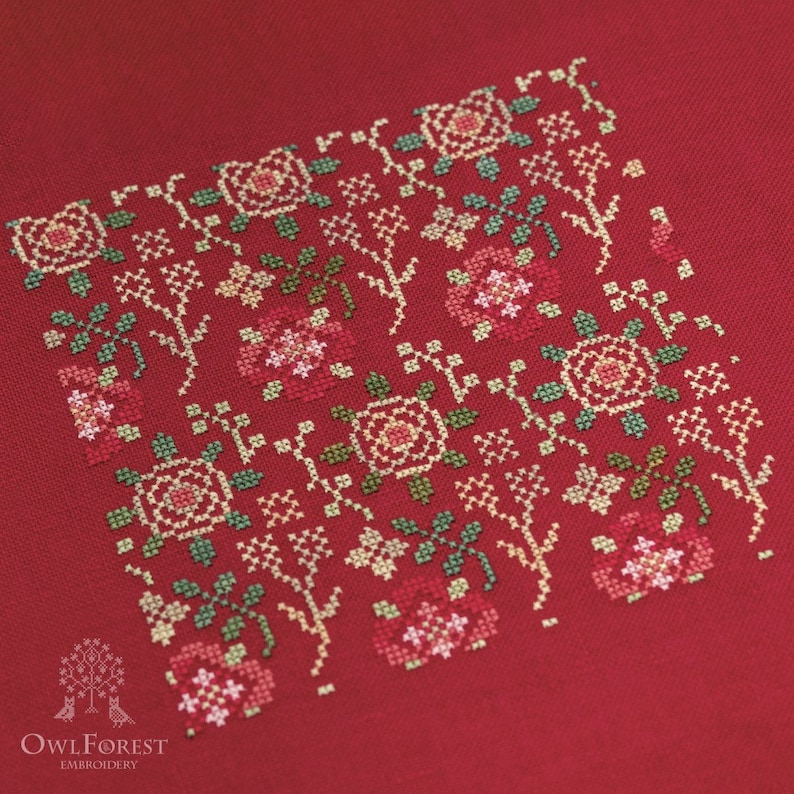 Digital Cross Stitch Pattern “jointless Patterns” Owlforest - Etsy