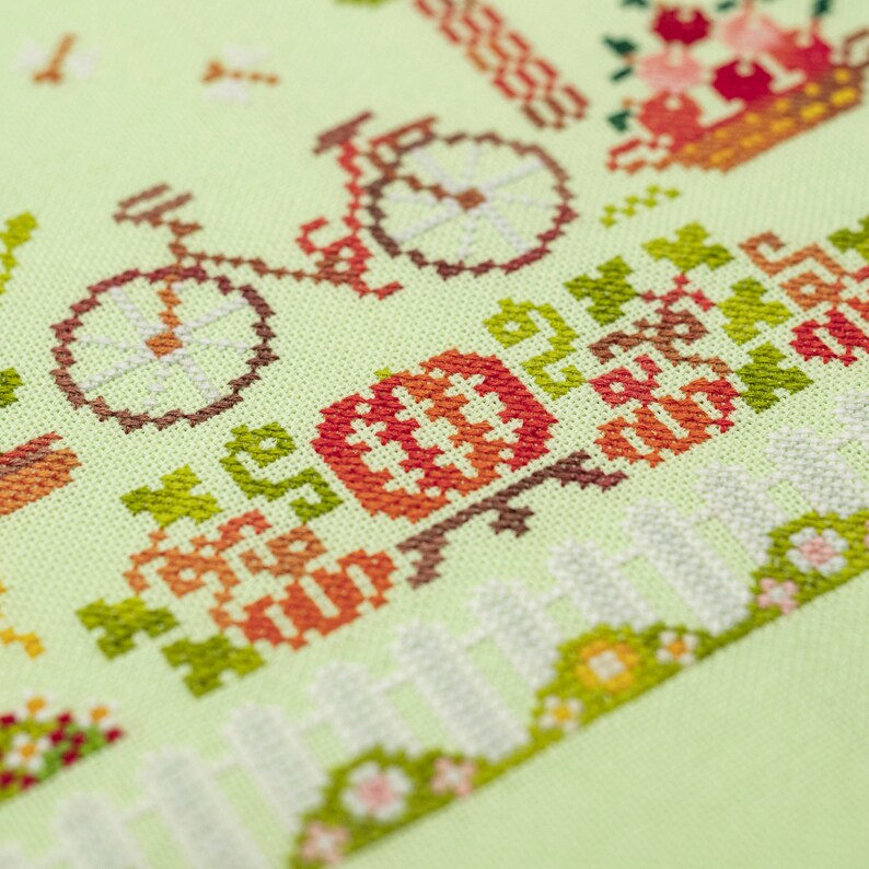 Digital Cross Stitch Pattern “summer Cottage” Owlforest - Etsy