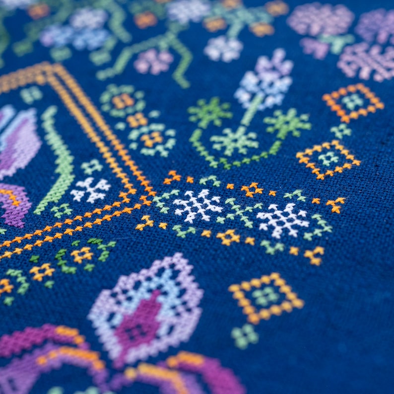 Digital Cross Stitch Pattern irises Owlforest - Etsy