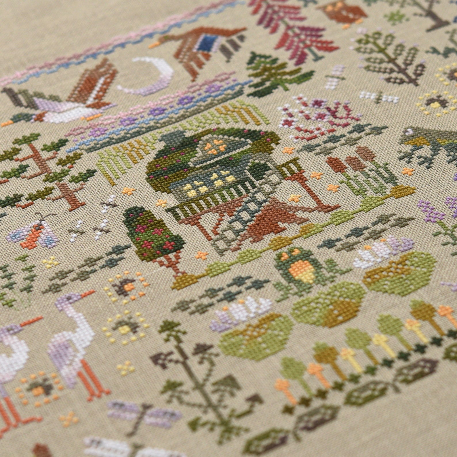 Digital Cross Stitch Pattern “bewitched Swamp” Owlforest - Etsy