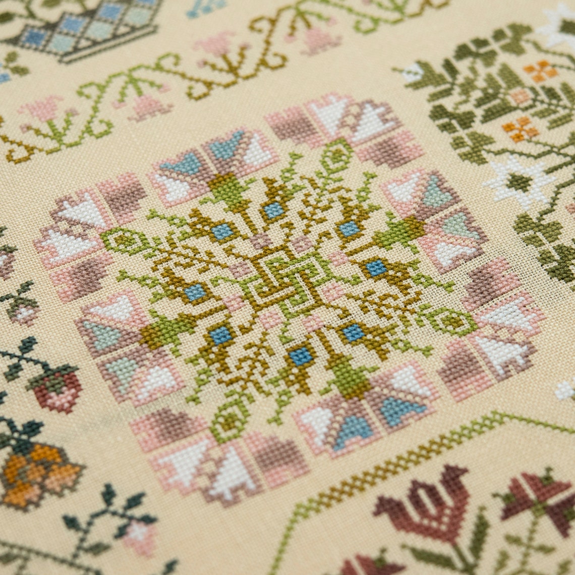 Digital Cross Stitch Pattern everflowering Garden Owlforest - Etsy