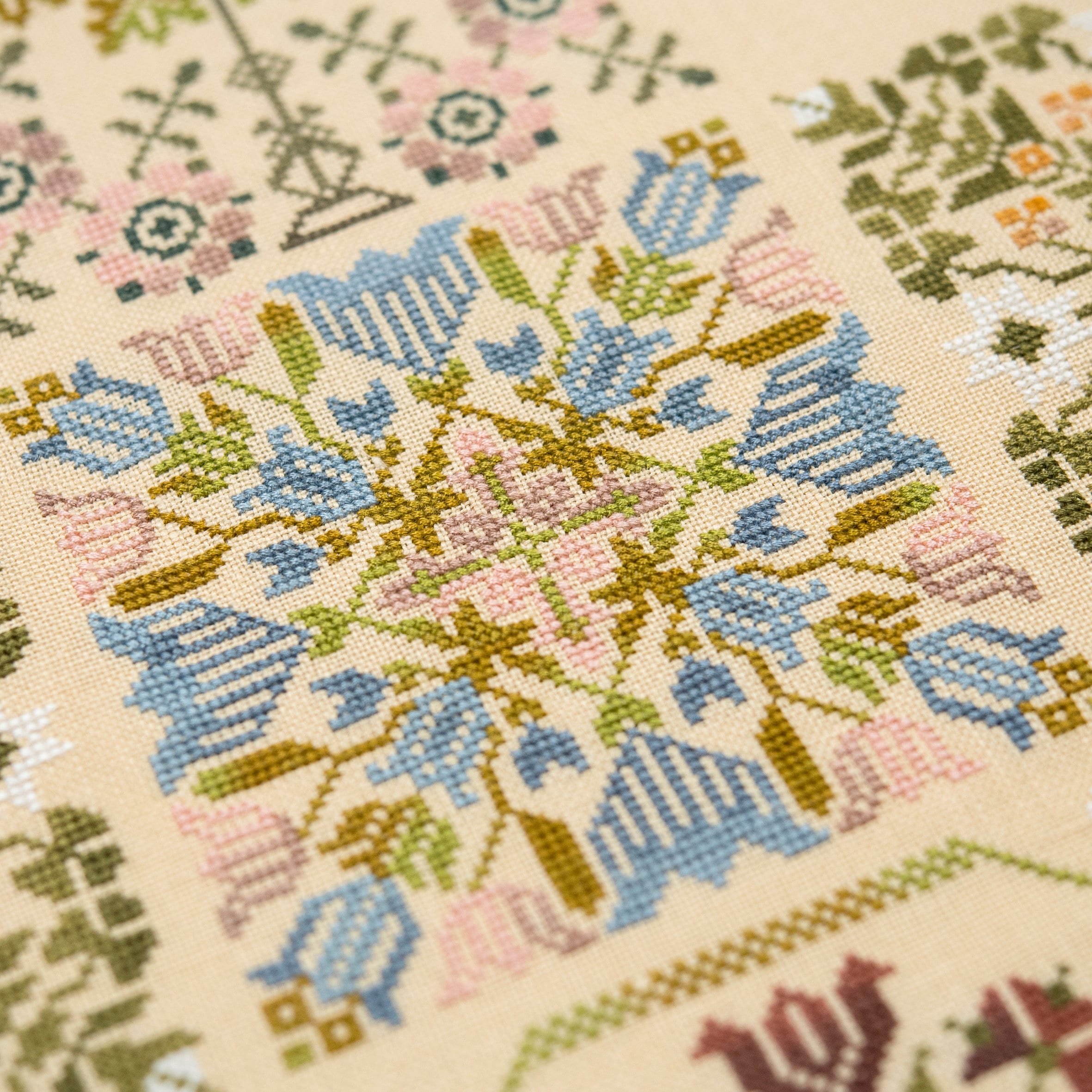 Digital Cross Stitch Pattern “everflowering Garden” Owlforest - Etsy UK