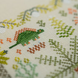 Digital Cross Stitch Pattern “dinosaur Forest” Owlforest - Etsy