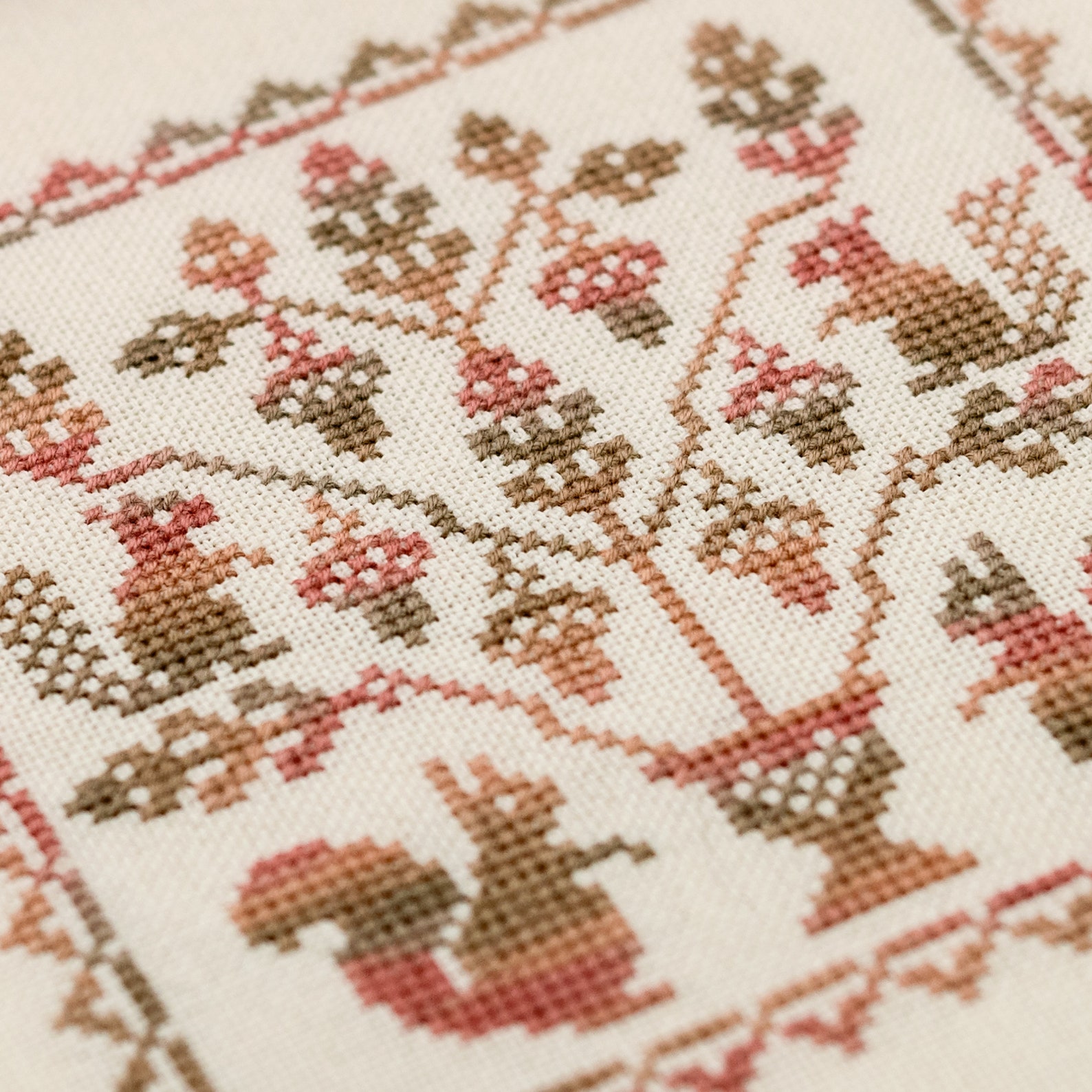 Digital Cross Stitch Pattern patchwork Calendar Owlforest - Etsy