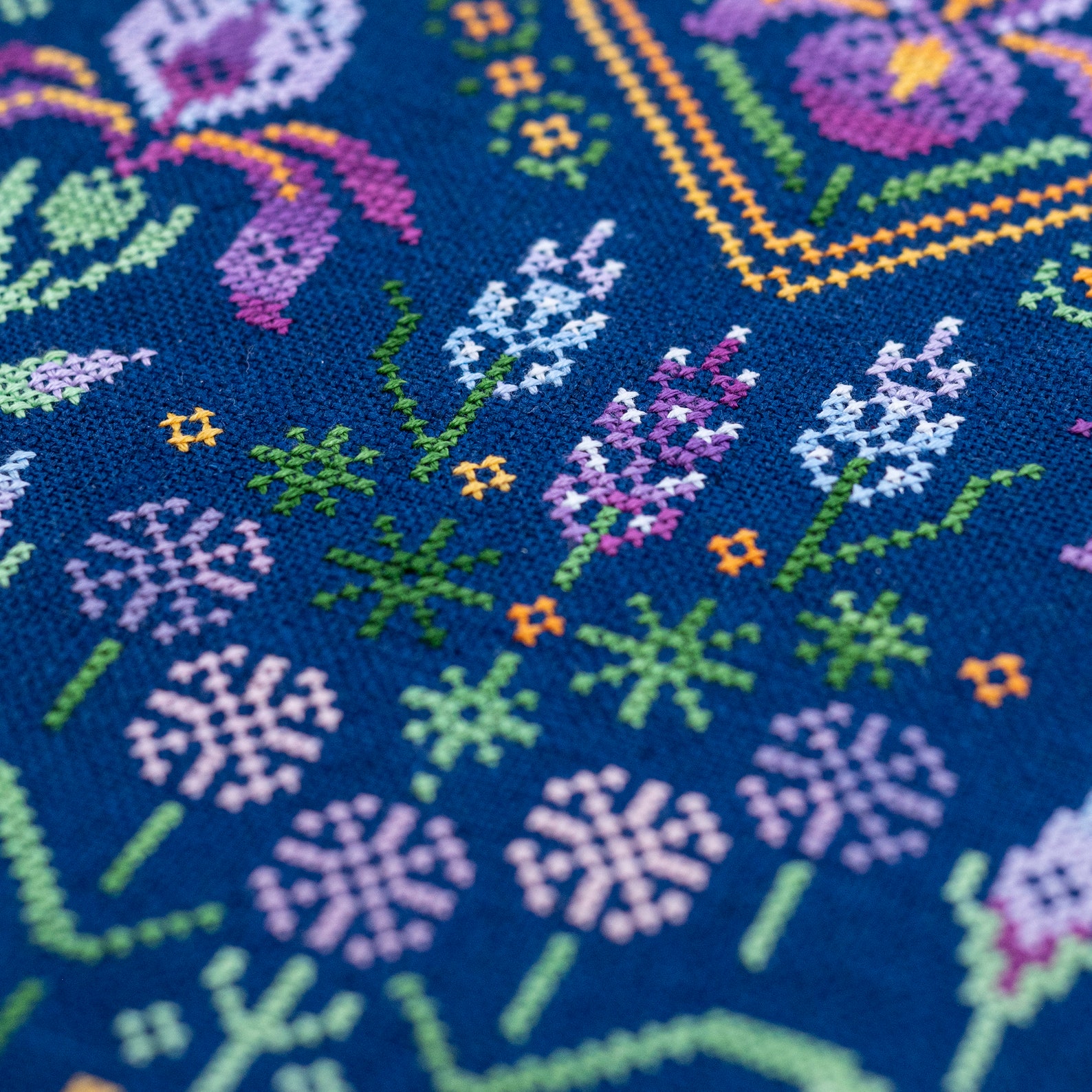 Digital Cross Stitch Pattern “irises” Owlforest - Etsy