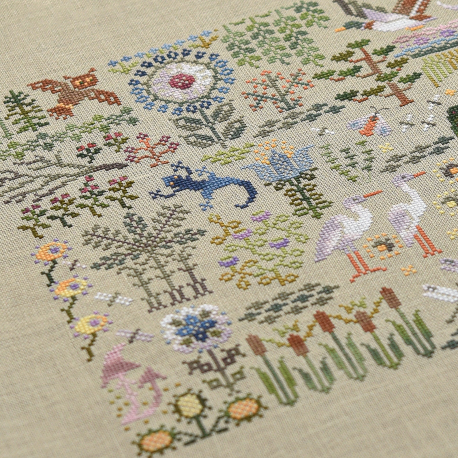 Digital Cross Stitch Pattern “bewitched Swamp” Owlforest - Etsy