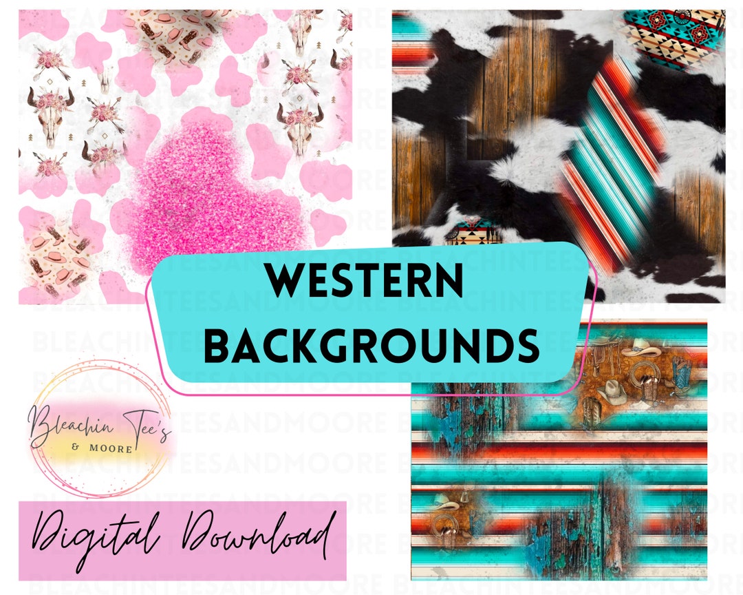 Western Backgrounds, Sublimation Backgrounds, Instant Download, Digital ...