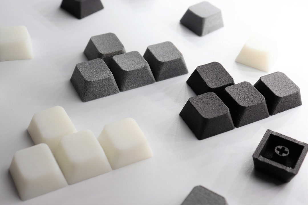 Textured Cherry Keycap Set WASD White Grey Black - Etsy