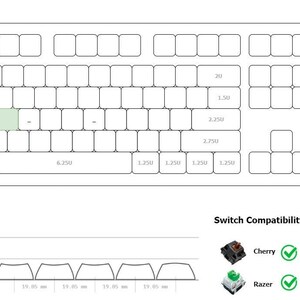 DSA Keycap Set (pack of 10 to 100) - Etsy