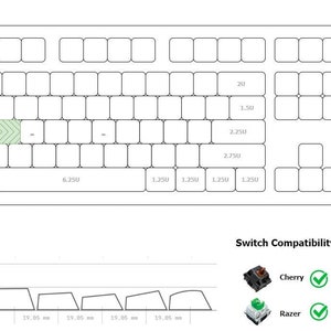 Cherry Arrow Keycap Set (for WASD, Row 2 & Row 3) - Etsy