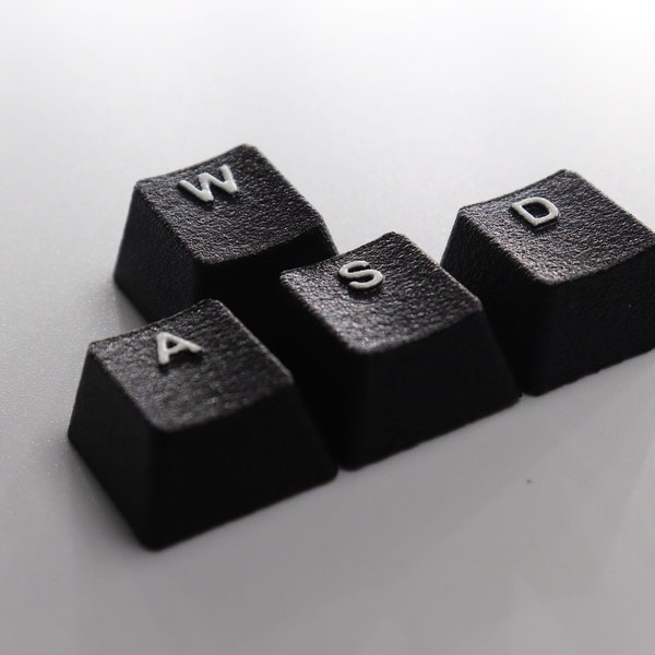 Wasd Rubber Textured Keycaps - Etsy