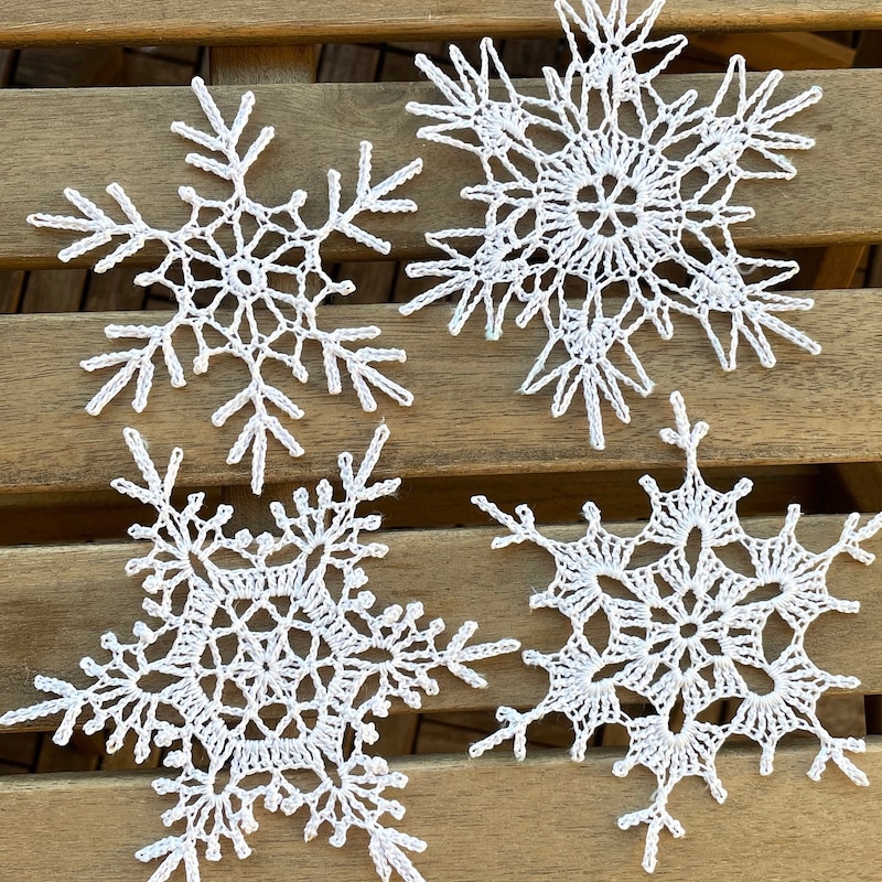 Crochet Snowflake - Etsy