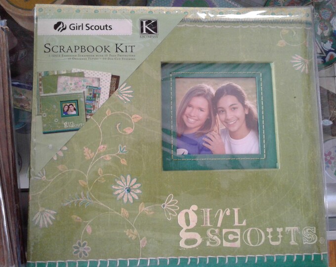 Girl Scout Scrapbook Kit, 12 X 12" With 10 Page Protectors, 10 Designer ...