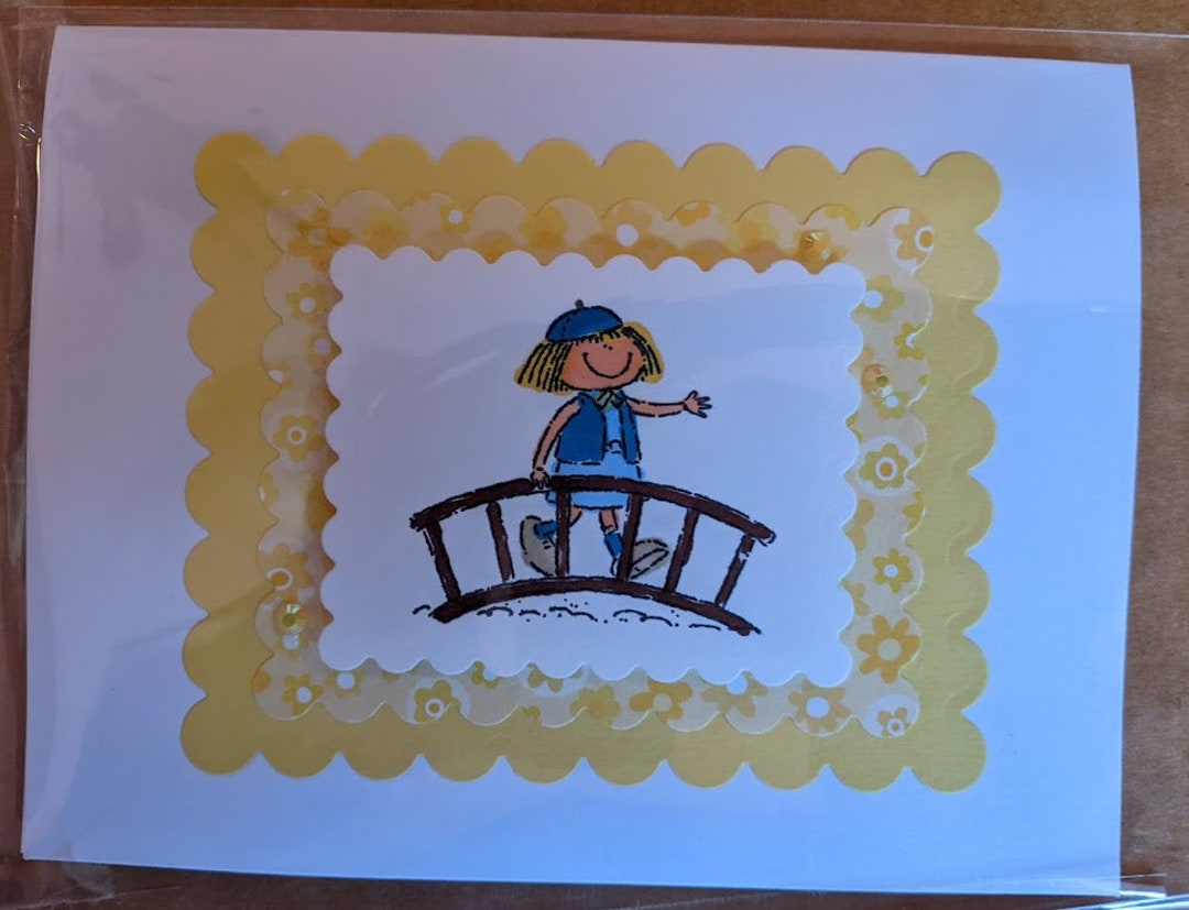 Girl Scout Daisy Bridging Ceremony Homemade Card - Etsy