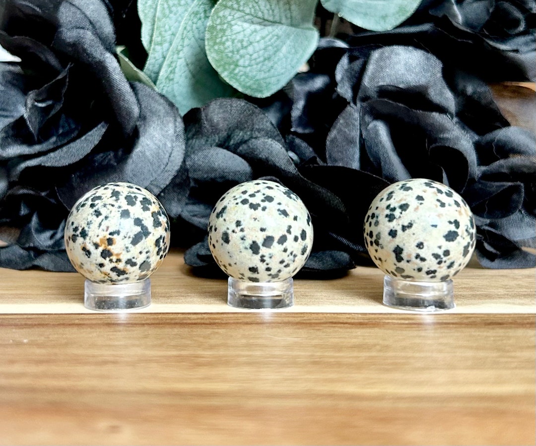 Natural Dalmatian Jasper Sphere - Etsy