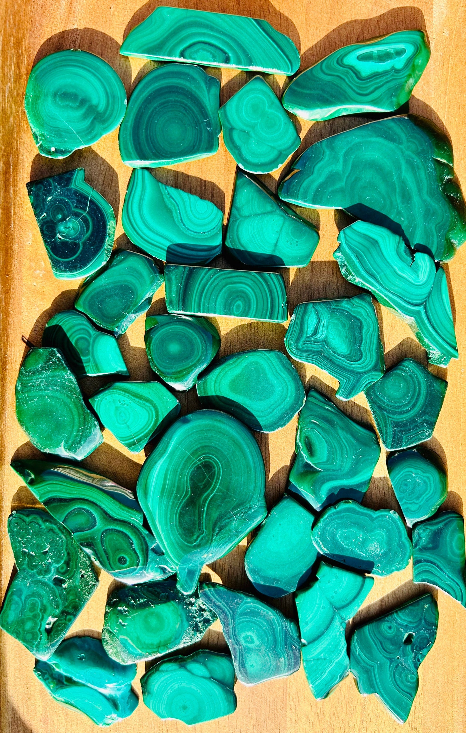 Natural Malachite Slab - Choose Your Size - Etsy