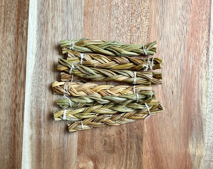 Sweetgrass Braid, Dried Sweetgrass Braid, Sweetgrass, Smoke Cleansing ...